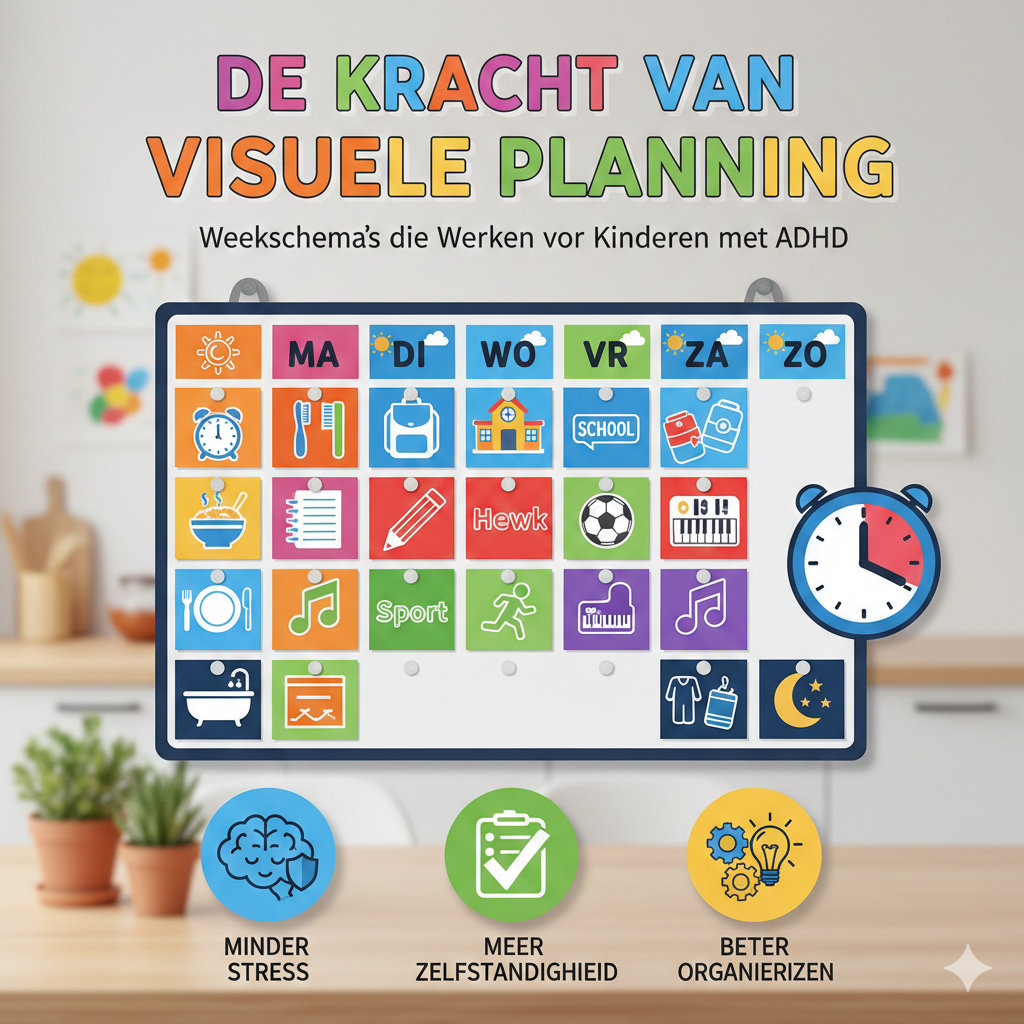 Visuele Planning: Weekschema’s voor Kinderen met ADHD